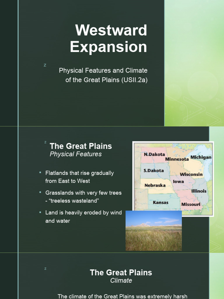 USII.2a Physical Features and Climate-2 | PDF | Great Plains | Earth ...