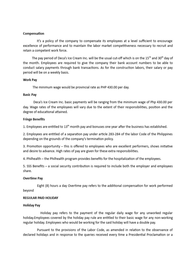 Local | PDF | Employment | Employee Benefits