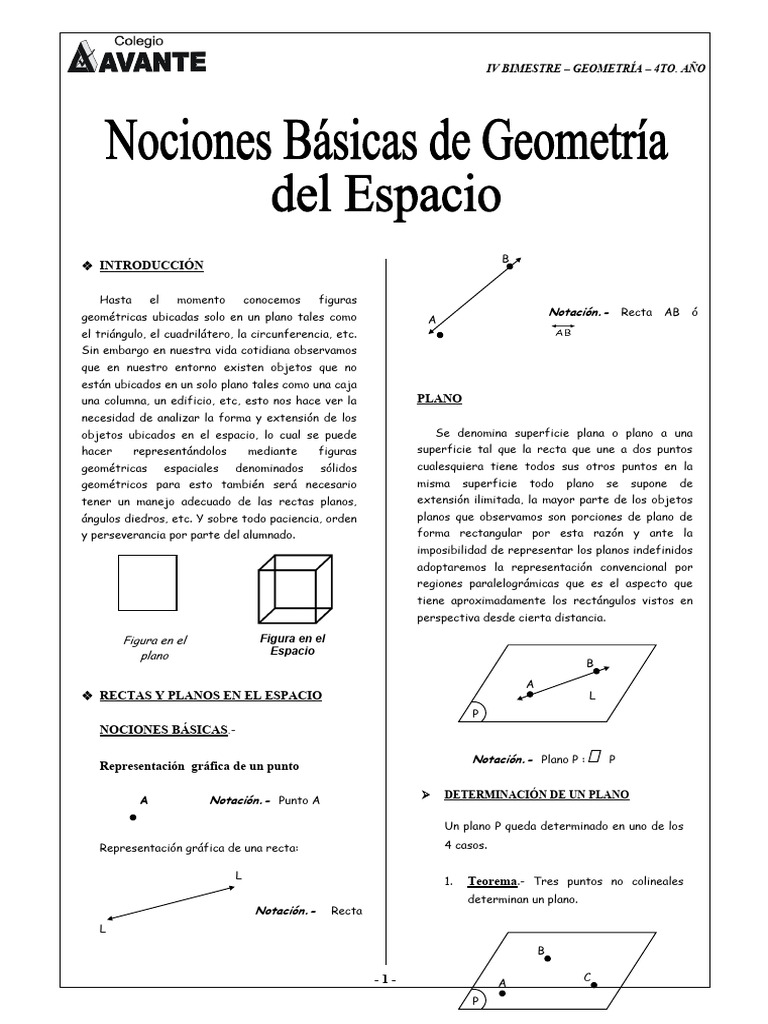 Nociones Básicas de Geometria | PDF | Perpendicular | Geometría