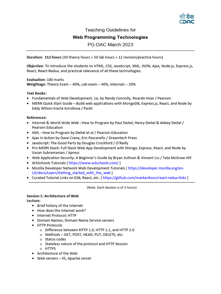 05 Dac School Tg Web Programming Technologies Pdf J Query Java Script