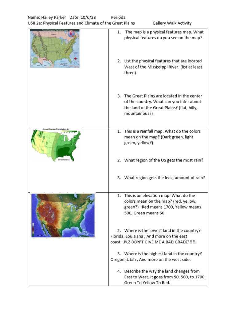 Great Plains Physical Features & Climate | PDF | Great Plains | Natural ...