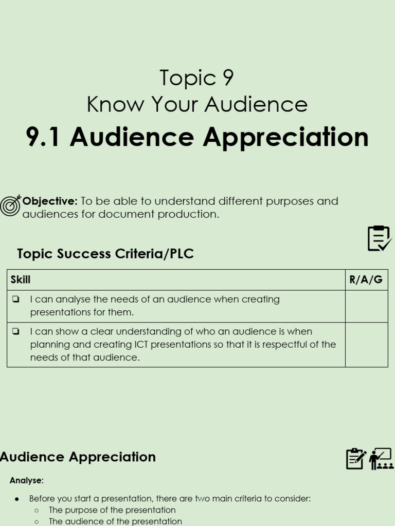 Abraar Agrapana - 9.1 - Audience Appreciation | PDF | Target Audience ...