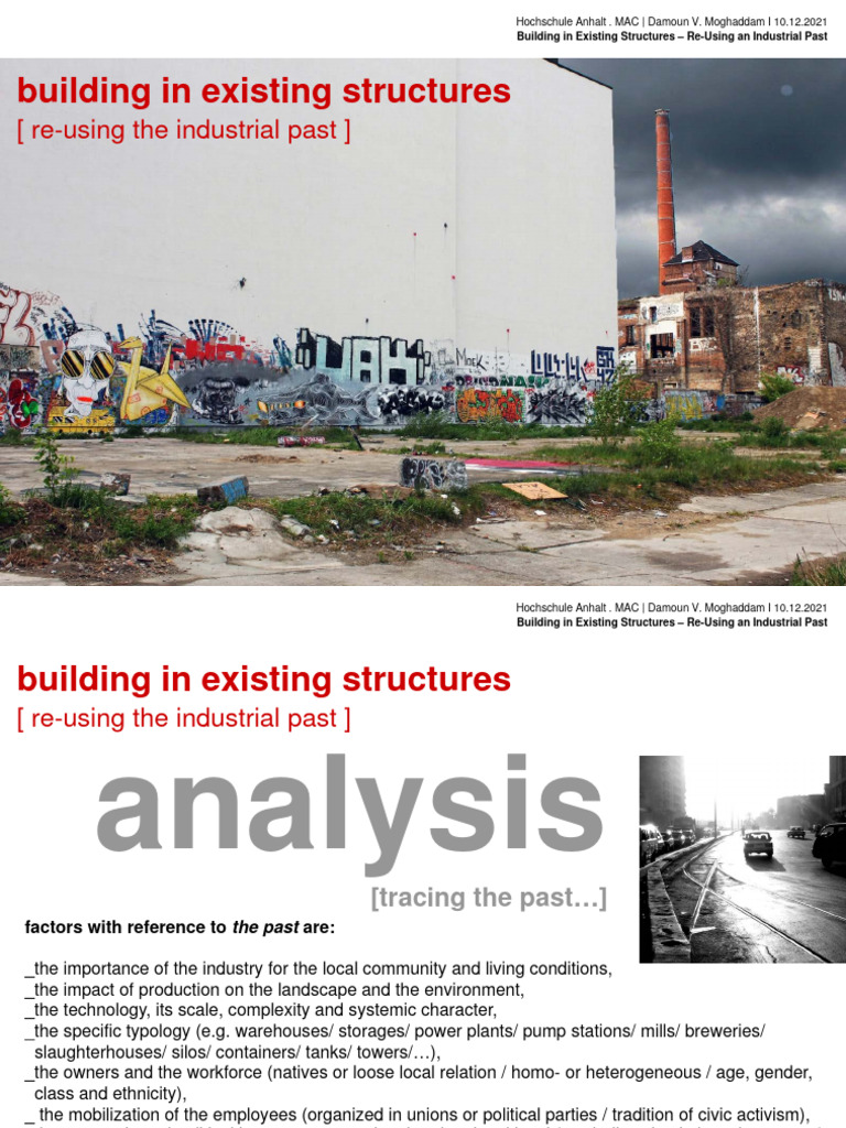 Reusing Industrial Buildings for Urban Renewal | PDF | Art