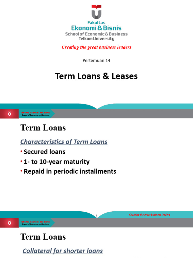 Loan and Leasing | PDF | Lease | Loans