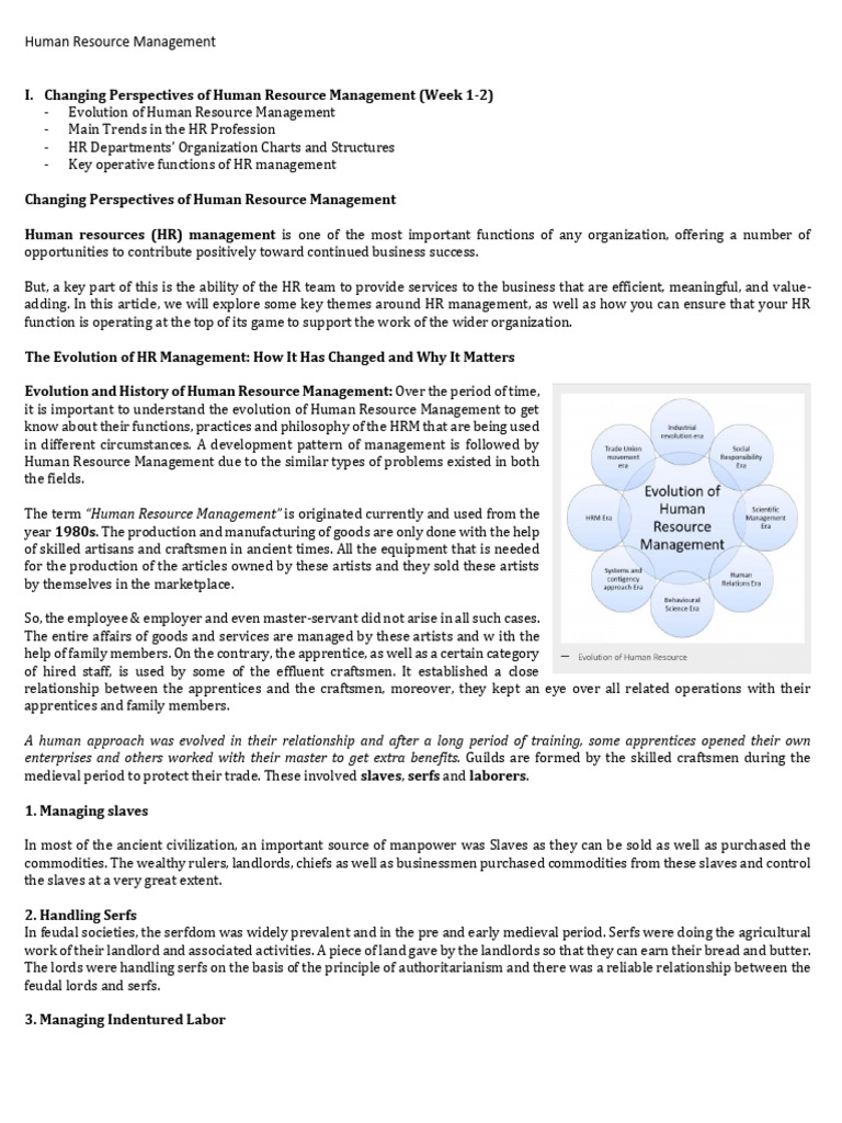 HANDOUT 1 Human Resource Management | PDF | Human Resource Management ...
