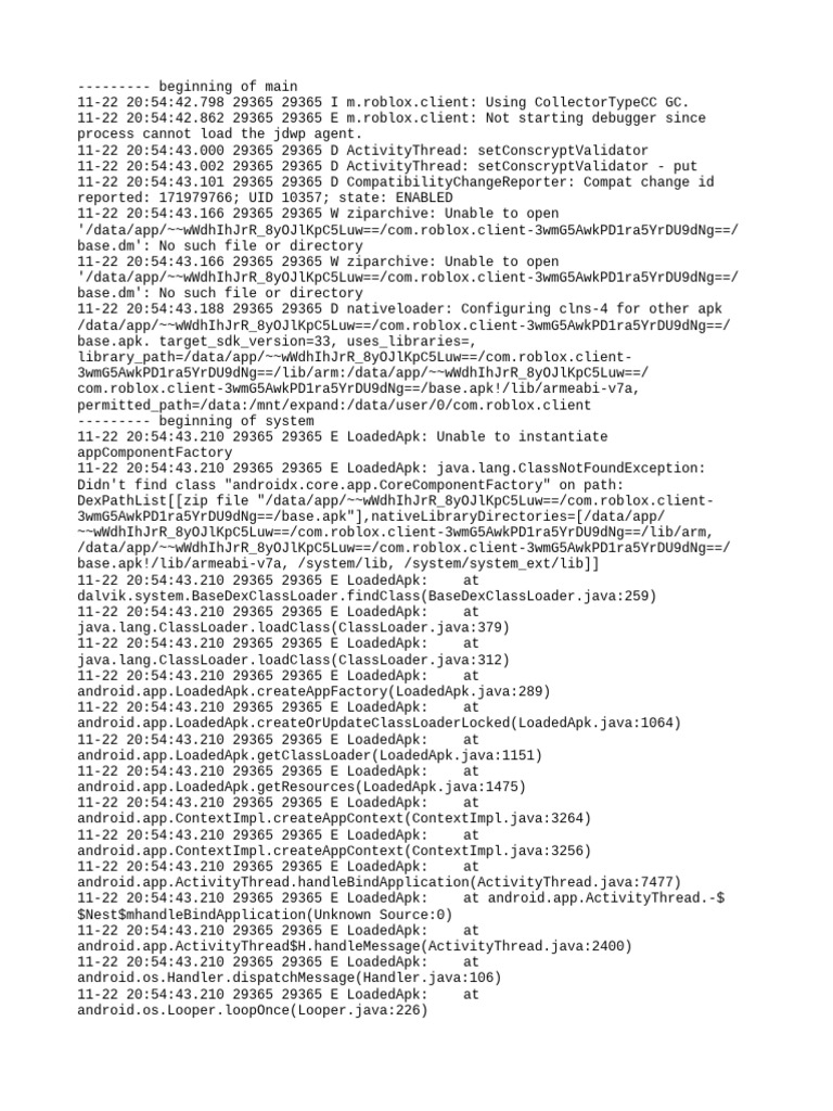 Mod Menu Log - Com - Roblox.client | PDF | Java (Programming Language) | Android (Operating System)