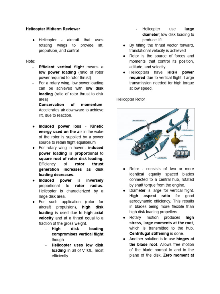 Helicopter Mechanics and Operations | PDF | Helicopter Rotor | Helicopter