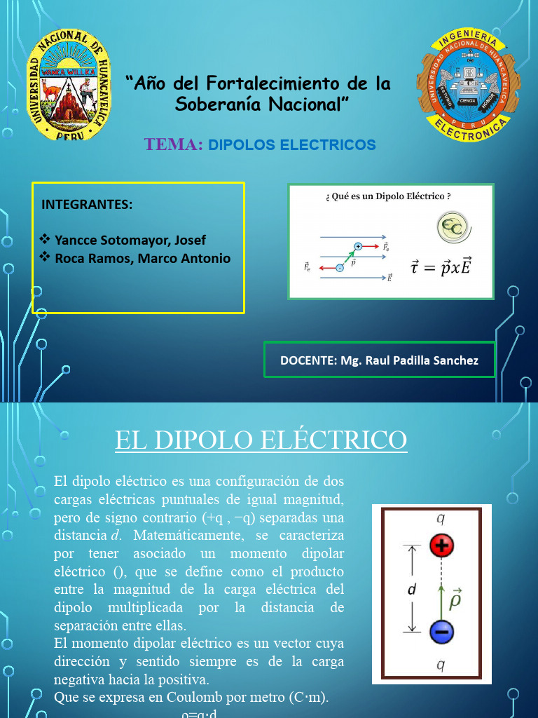 Dipolo Eléctrico | PDF | Dipolo | Electricidad