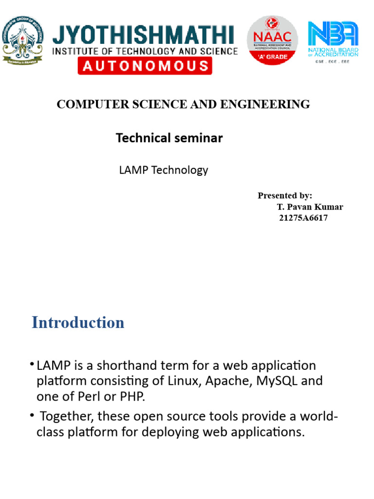 Lamp Technology 8860 9KNDvBR | PDF | Linux | My Sql