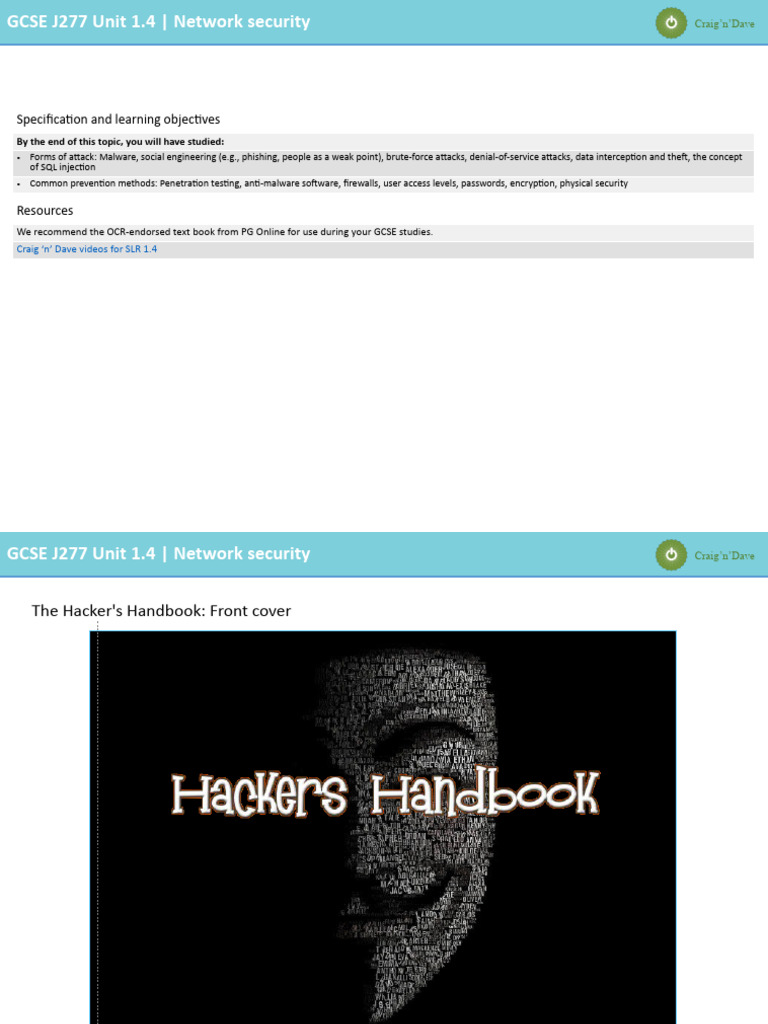 1.4 Workbook Answers | PDF | Malware | Security