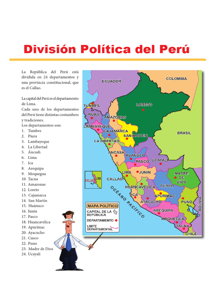 Personal Social - Division Politica Del Peru | PDF | Ciencias sociales ...