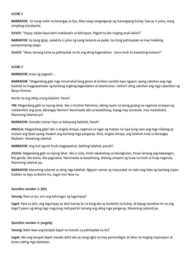 Filipino Script | PDF