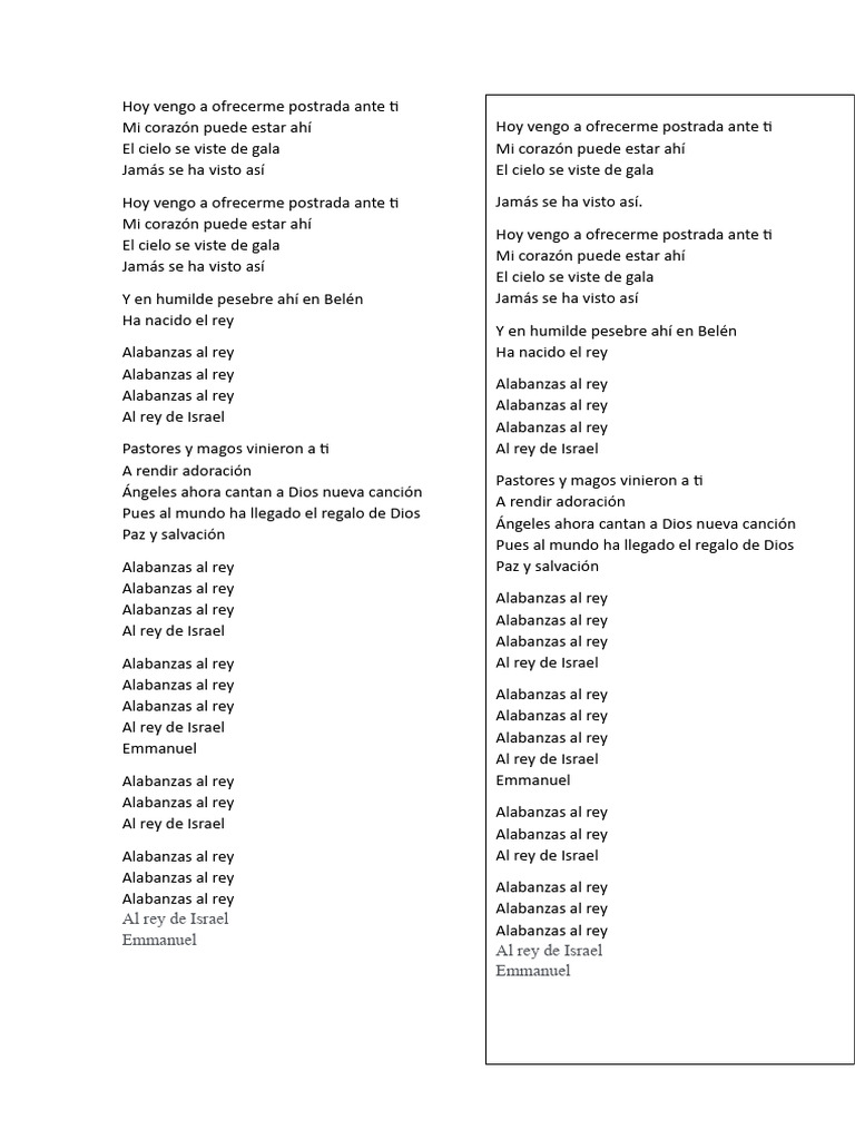 Alabanzas Al Rey | PDF | Creencia religiosa y doctrina