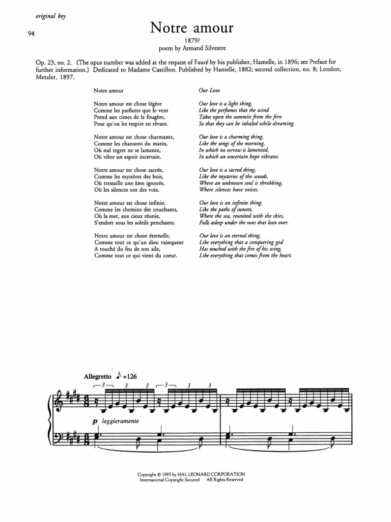 Faure - Songs - Hal Leonard - High (1) - Pages | PDF