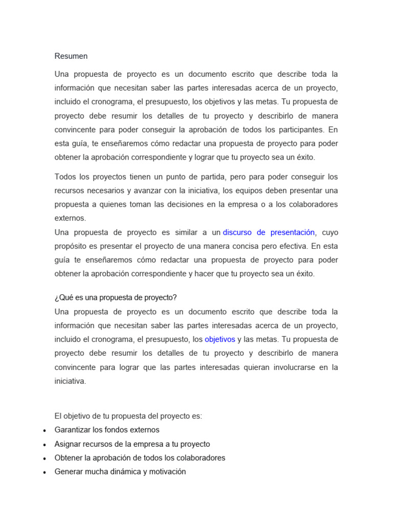 Pasos para Hacer Una Propuesta de Trabajo | PDF | Solicitud de propuesta