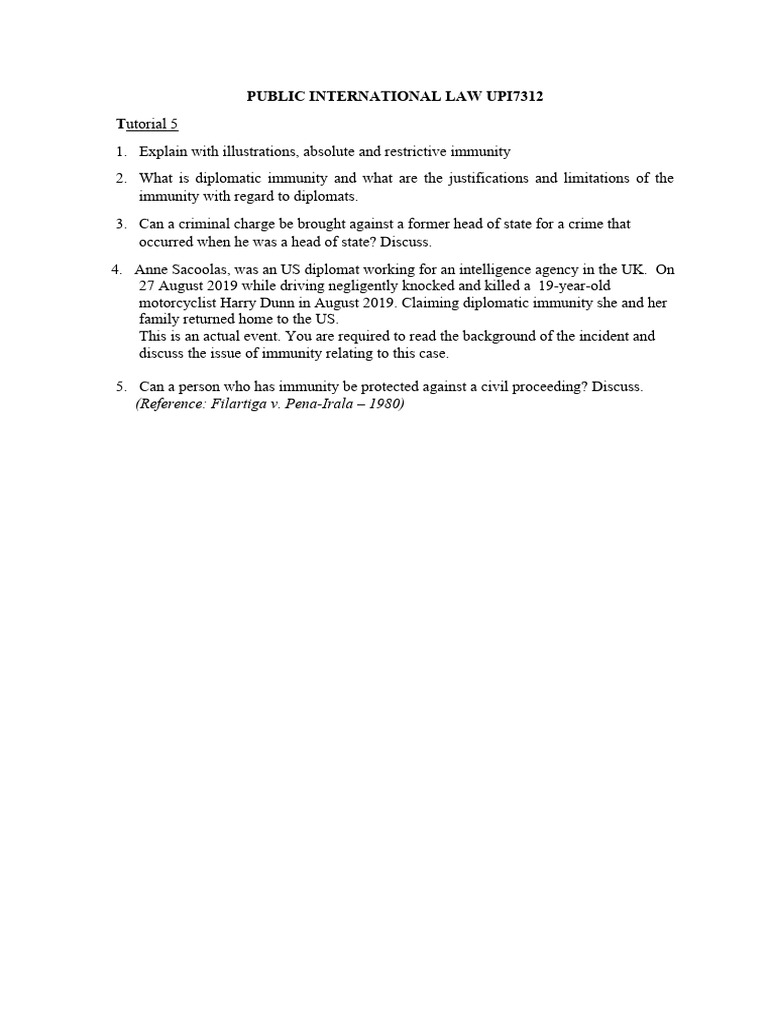 PIL TUT 5 Immunity | PDF