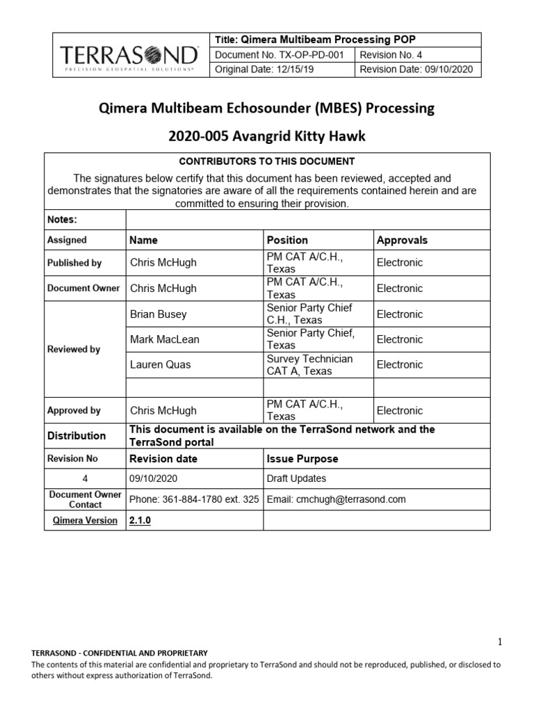 Qimera MBES Processing Guide | PDF | Computer File | Computing