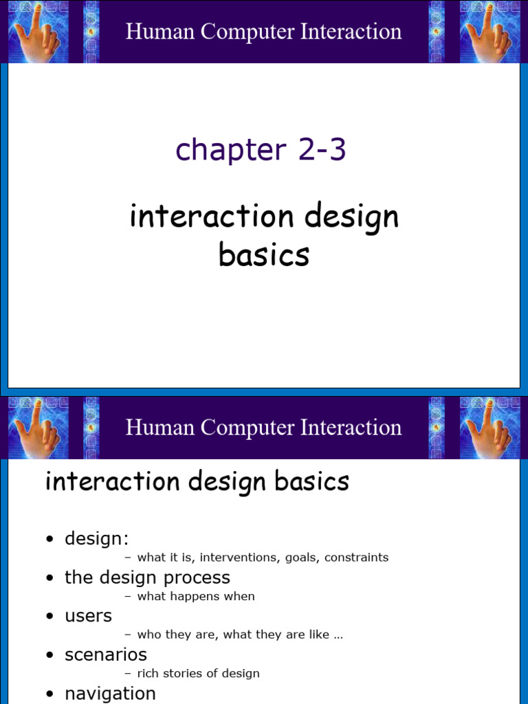 Interaction Design Basics | PDF | Human–Computer Interaction | Usability Interaction Design Basics | PDF | Human–Computer Interaction | Usability