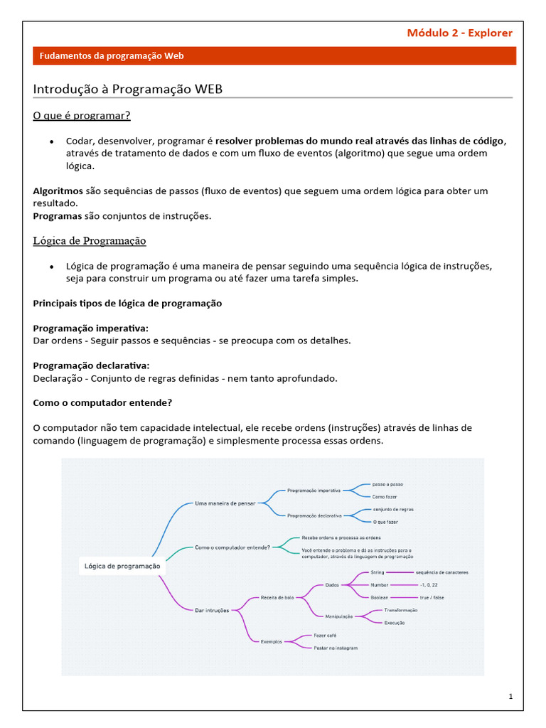 Introdução à Programação Web Explorer | PDF | Internet | Endereço de IP