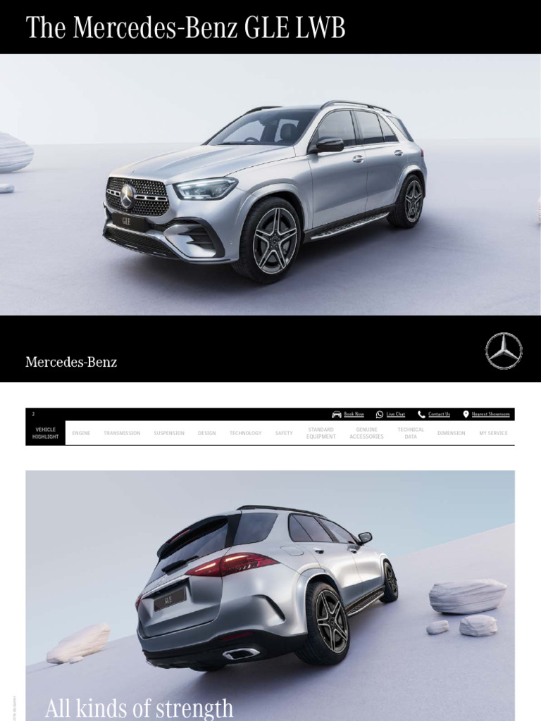 The Mercedes-Benz GLE LWB | PDF | Turbocharger | Engines