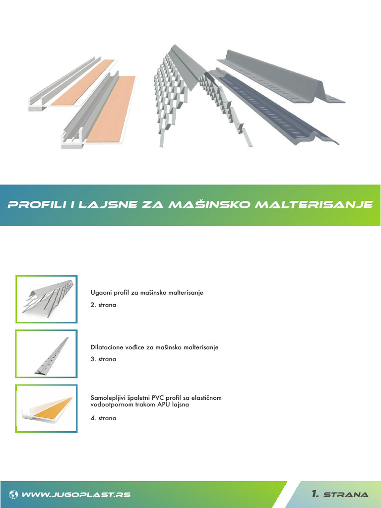 Lajsne I Profili Za Masinsko Malterisanje-1542230531 988 | PDF