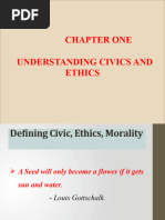 Chapter 1 Moral and Civics-1 | PDF | Morality | Civics