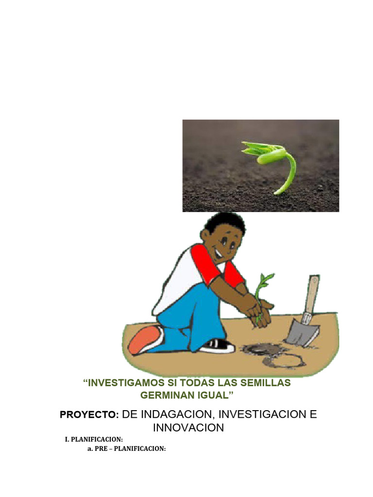 Proyecto de La Siembra Octubre | PDF | Siembra | Semilla