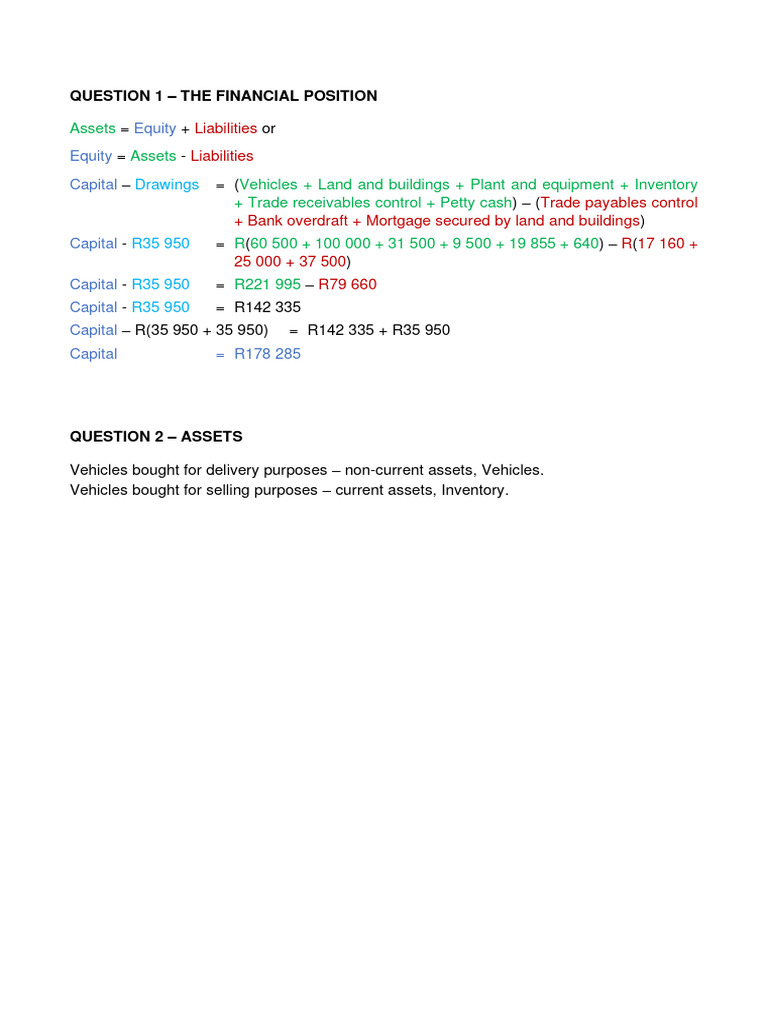 FAC1502 Study Unit 2 Etutor Question Solution | PDF | Business | Finance & Money Management