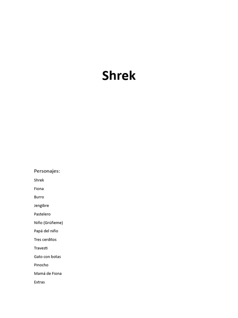Dialogo de Sherk | PDF