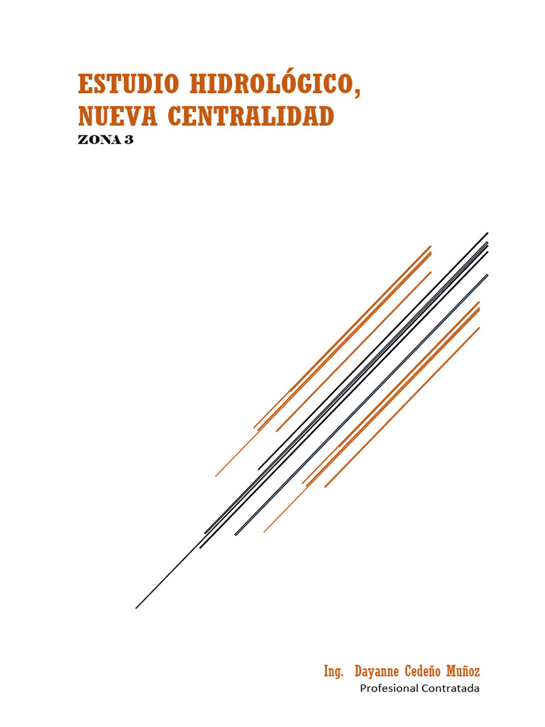 ESTUDIO HIDROLÓGICO-zona3 | PDF | Precipitación | Lluvia