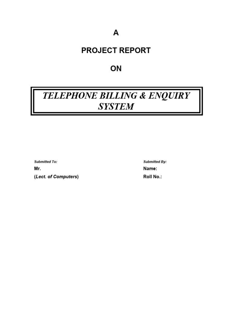 Project File | PDF | Programming | Computer Program