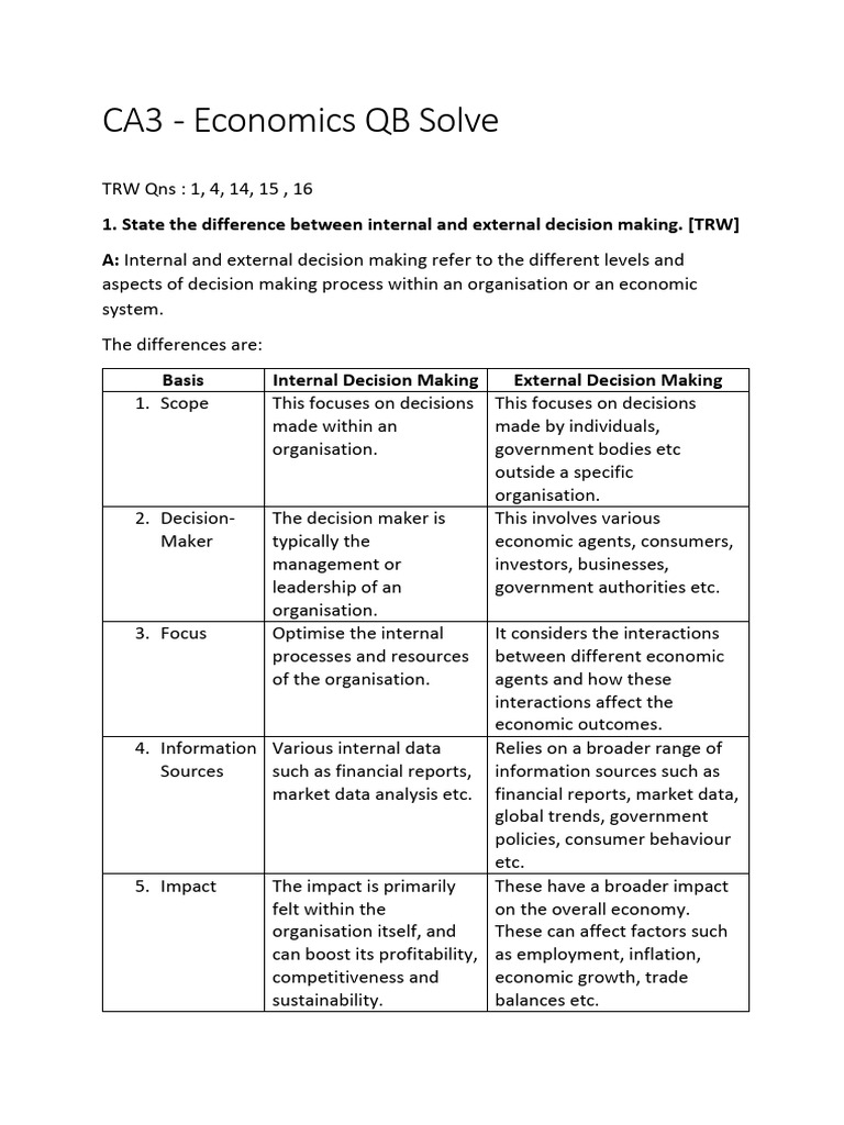 Economics QB | PDF | Net Present Value | Internal Rate Of Return