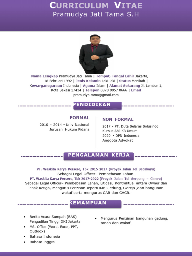 CV Pramudya Tama | PDF