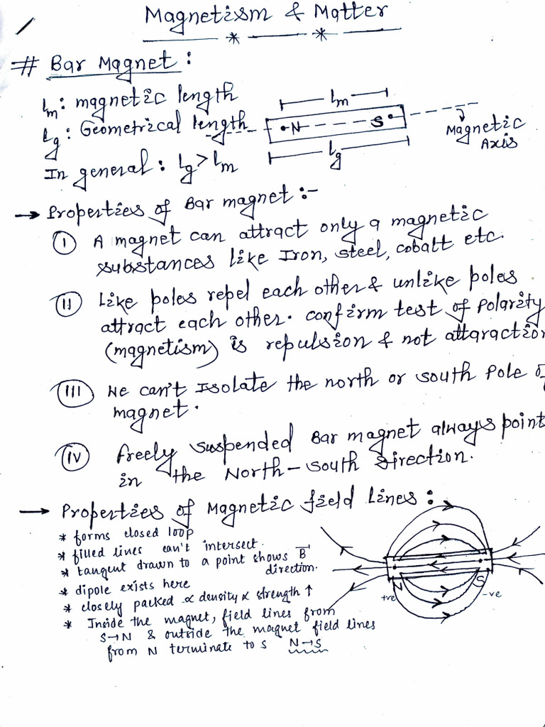 Magnetism and Matter (PDF 1) | PDF | Physical Sciences | Materials Science