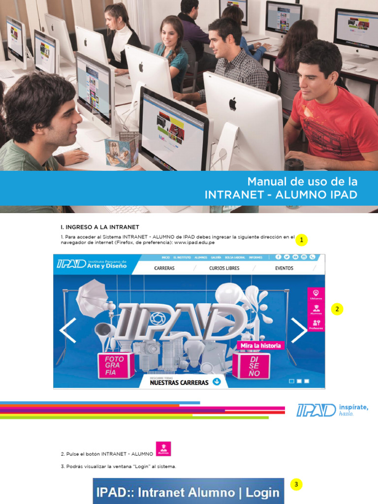 Acceso y Uso de la Intranet IPAD | PDF | Software | Informática