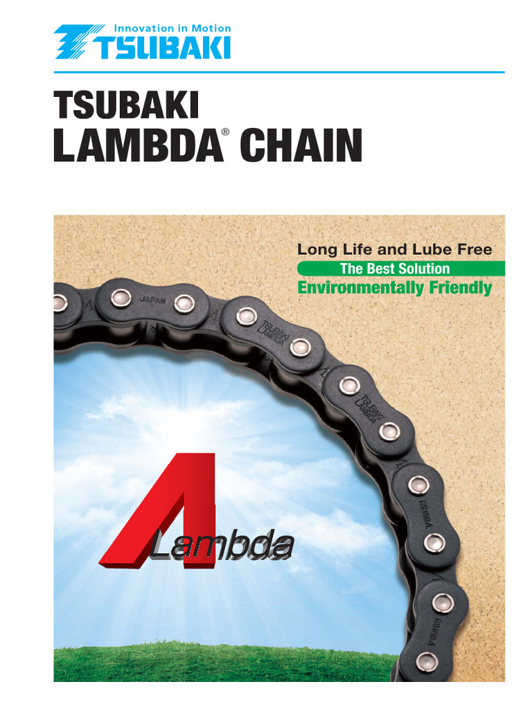 Lambda Chain - Tsubaki | Download Free PDF | Life Cycle Assessment | Mechanical Engineering