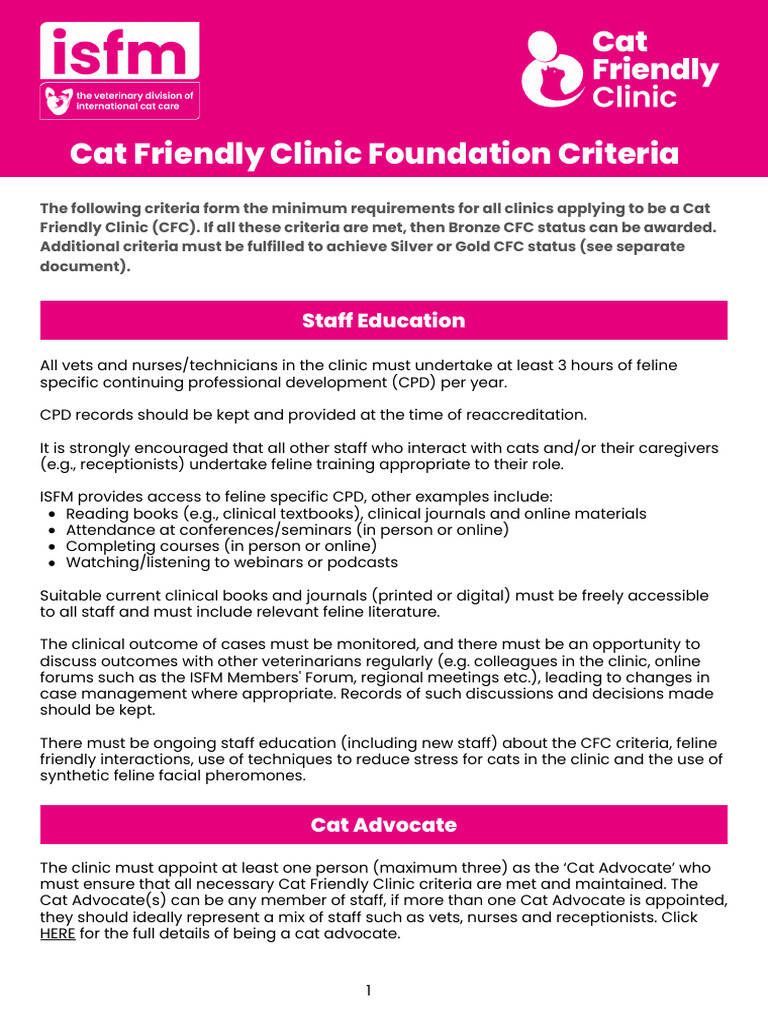 CFC Foundation Criteria | PDF | Pain Management | Radiography