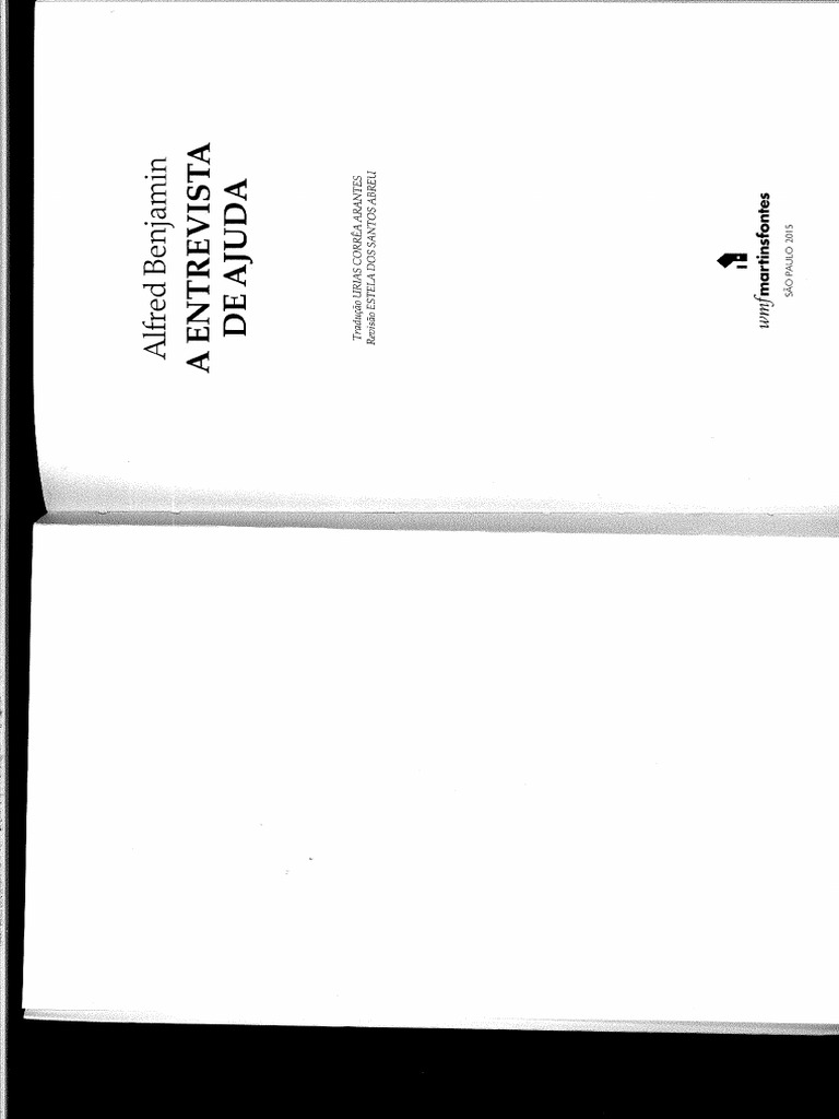 Benjamin. Cáp 1 | PDF