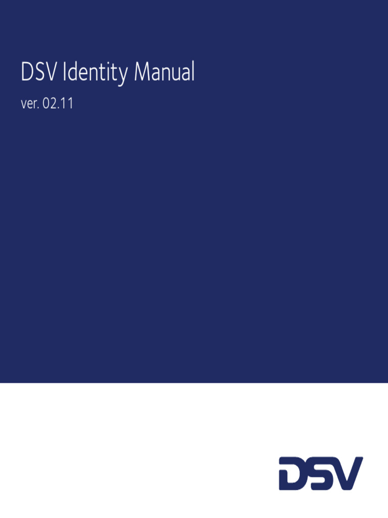 DSV Identity Manual Ver. 02.11 | PDF | Typography | Typefaces
