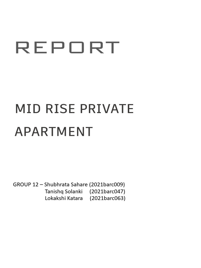 Housing Report | PDF | Apartment | Real Estate Appraisal