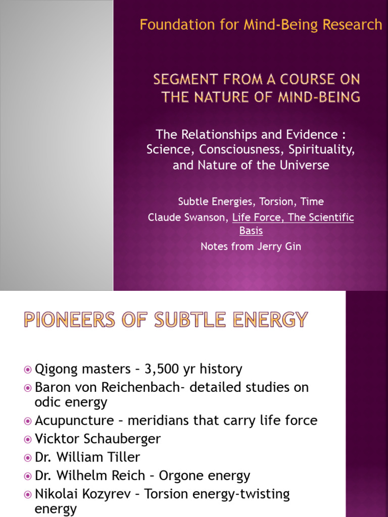 11 Subtle Energy and Torsion | PDF | Spin (Physics) | Time