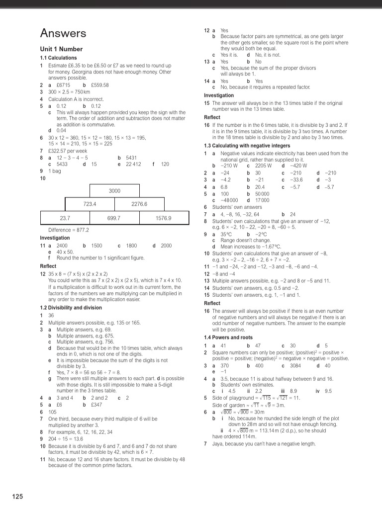 Maths Progress Depth Book 2 Answers | PDF | Area | Length
