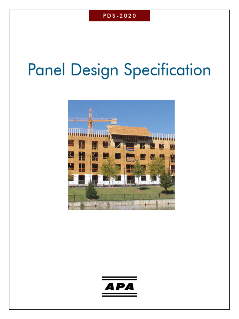 D510-Panel Design Specification-Unlocked | PDF | Lumber | Wood