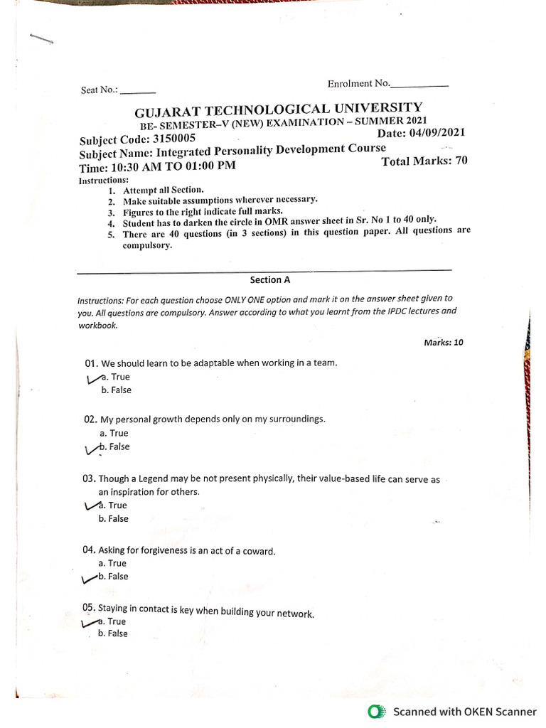 IPDC Paper Solution-2 | PDF