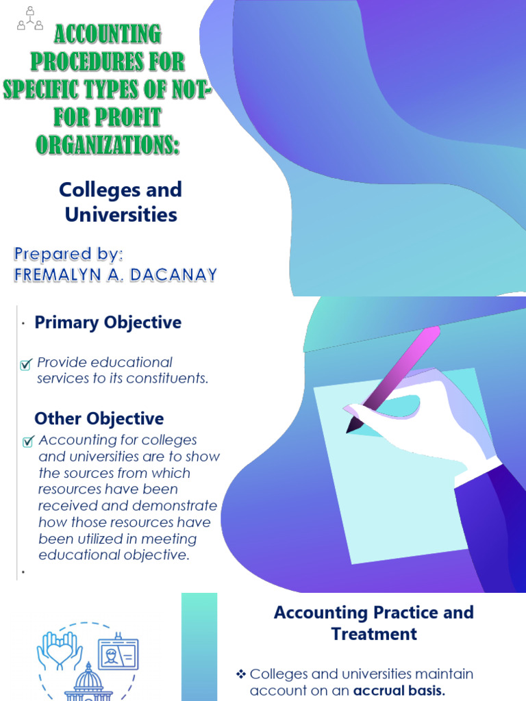 Acctg For Education | PDF | Revenue | Expense