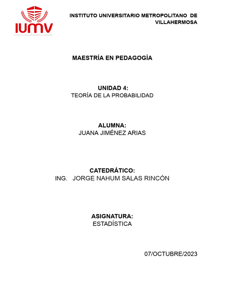 Tema 4 - Pe - Jja | PDF | Probabilidad | Jugando a las cartas