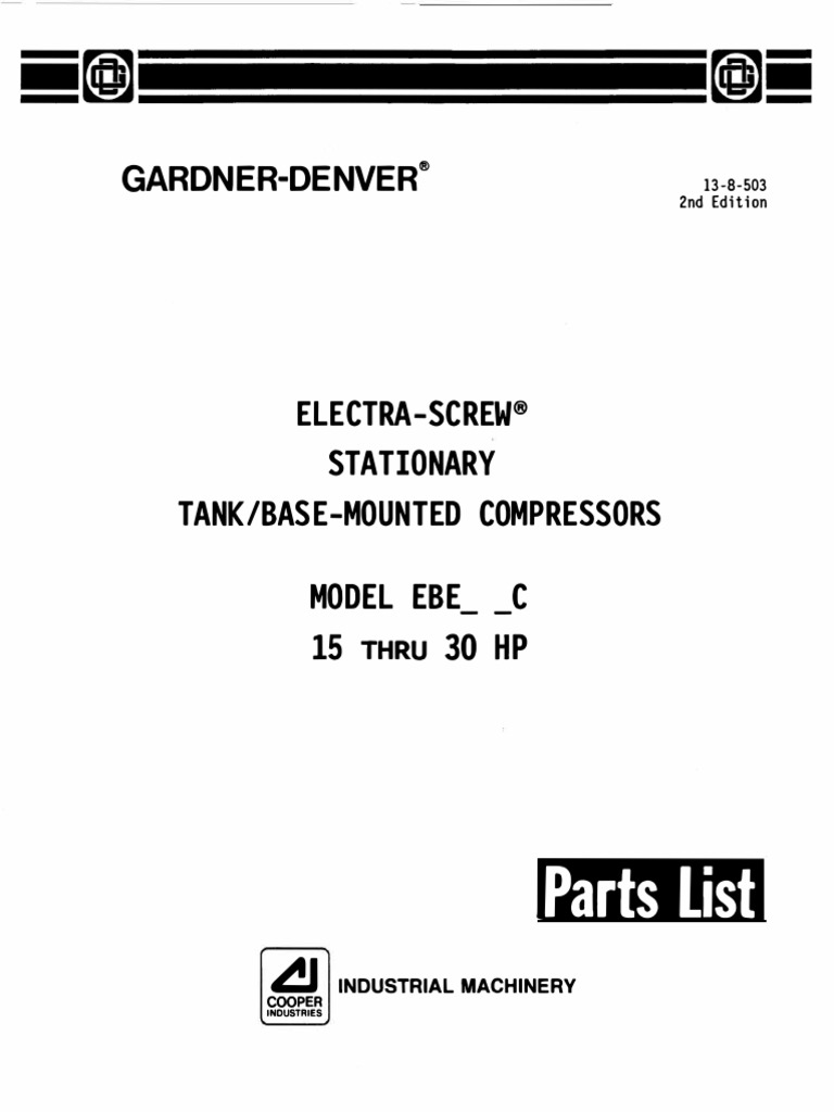 Compresor Gardner Denber MTZ | PDF | Valve | Engines