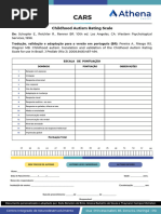 ESCALA ABC - (Lista de Checagem de Comportamento Autístico) | PDF