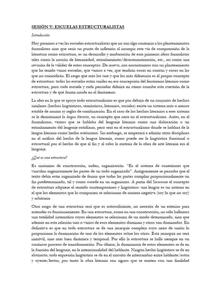 Sesión V | PDF | Semiótica | Lingüística