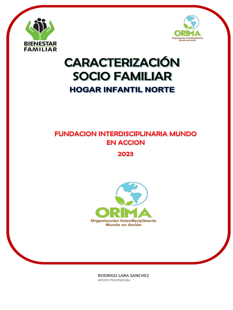 Caracterización Sociofamiliar en Hogar Infantil | PDF | Agua